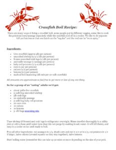 Crawfish Boil Menu with Recipes – Elizabeth Grace Gardens